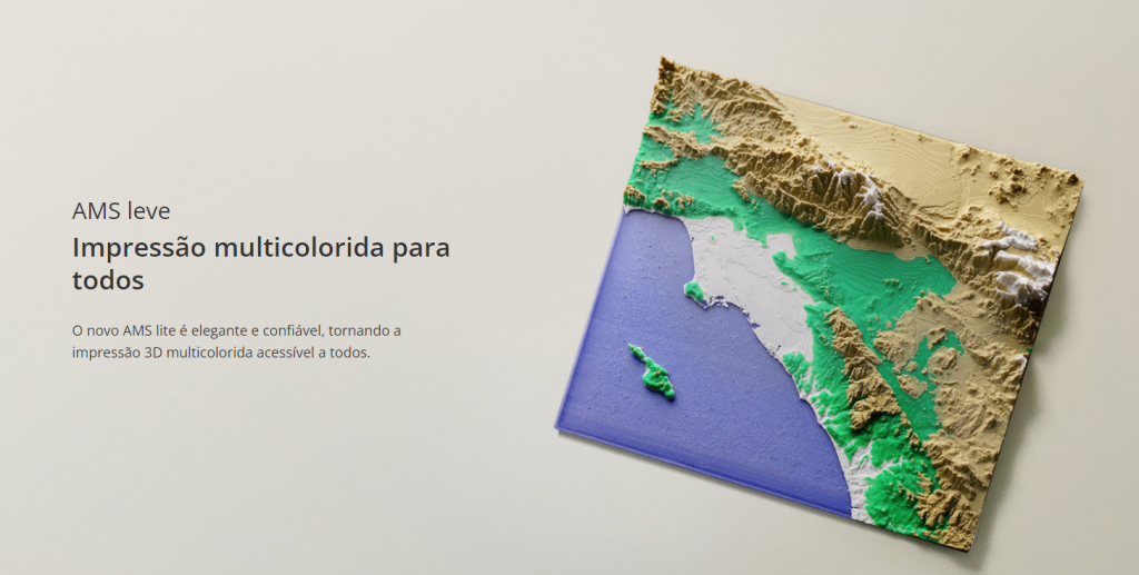 A1 Mini Combo com AMS - Impressora 3D - 3D Lab